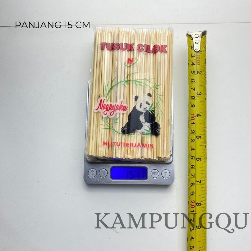 Jual Tusuk Bambu Cilok Nagoyaku Panjang 15 Cm Berat 150 gram | Shopee ...