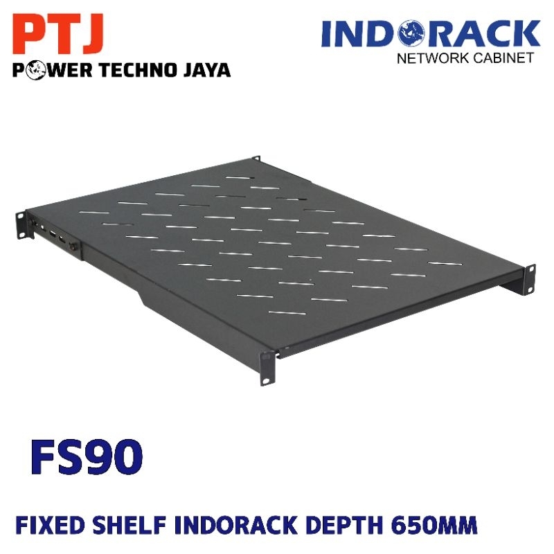 Jual FS90 FIXED SHELF INDORACK TATAKAN RACK SERVER INDORACK DEPTH 650MM ...