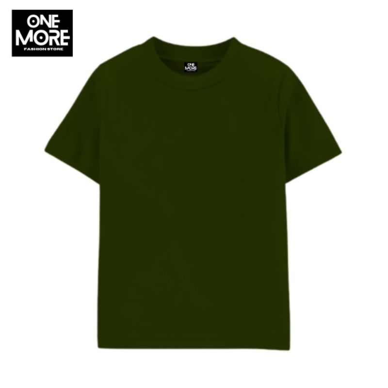 Jual KAOS POLOS ANAK WARNA HIJAU TENTARA/KAOS POLOS ARMY/BAJU POLOS ...
