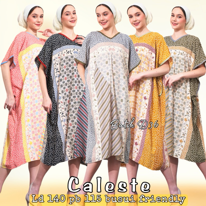 Jual (Semerbak) Daster kelelawar rayon halus busui friendly Caleste ...
