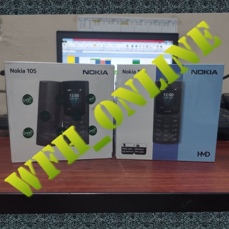 Jual Nokia 105 SIMBA 2022 dan LEDA 2023 Garansi Resmi Nokia | Shopee Indonesia