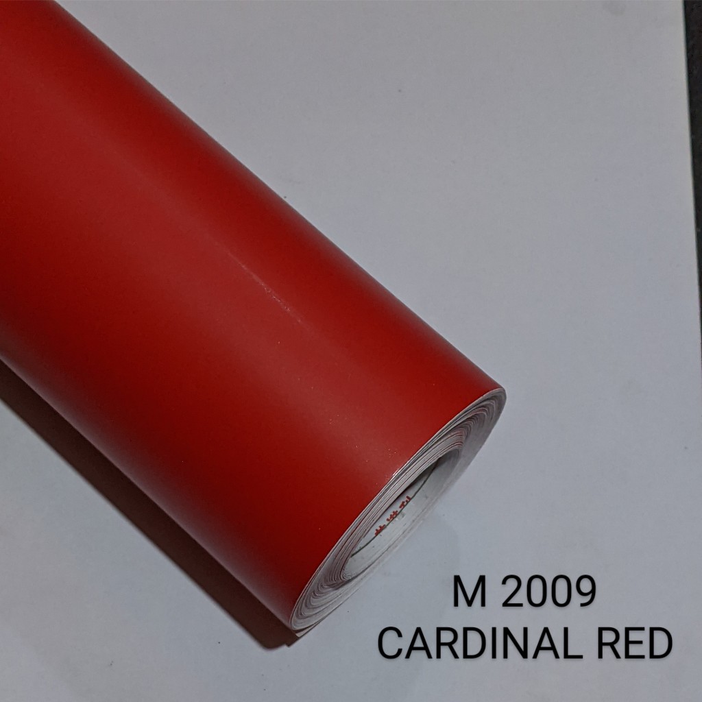 Jual Stiker scotlite merah doff red sticker skotlet motor mobil ...