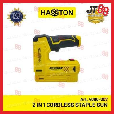 Jual Staples Gun CORDLESS 2in1 HASSTON 4090-007 Alat Stapler Staples | Shopee Indonesia