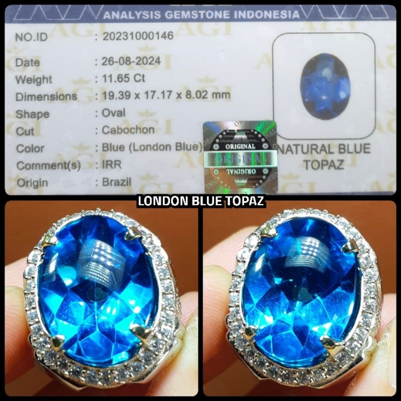 Jual NATURAL BATU TOPAZ LONDON HQ ( MASIH ALAMI BOL ) | Shopee Indonesia