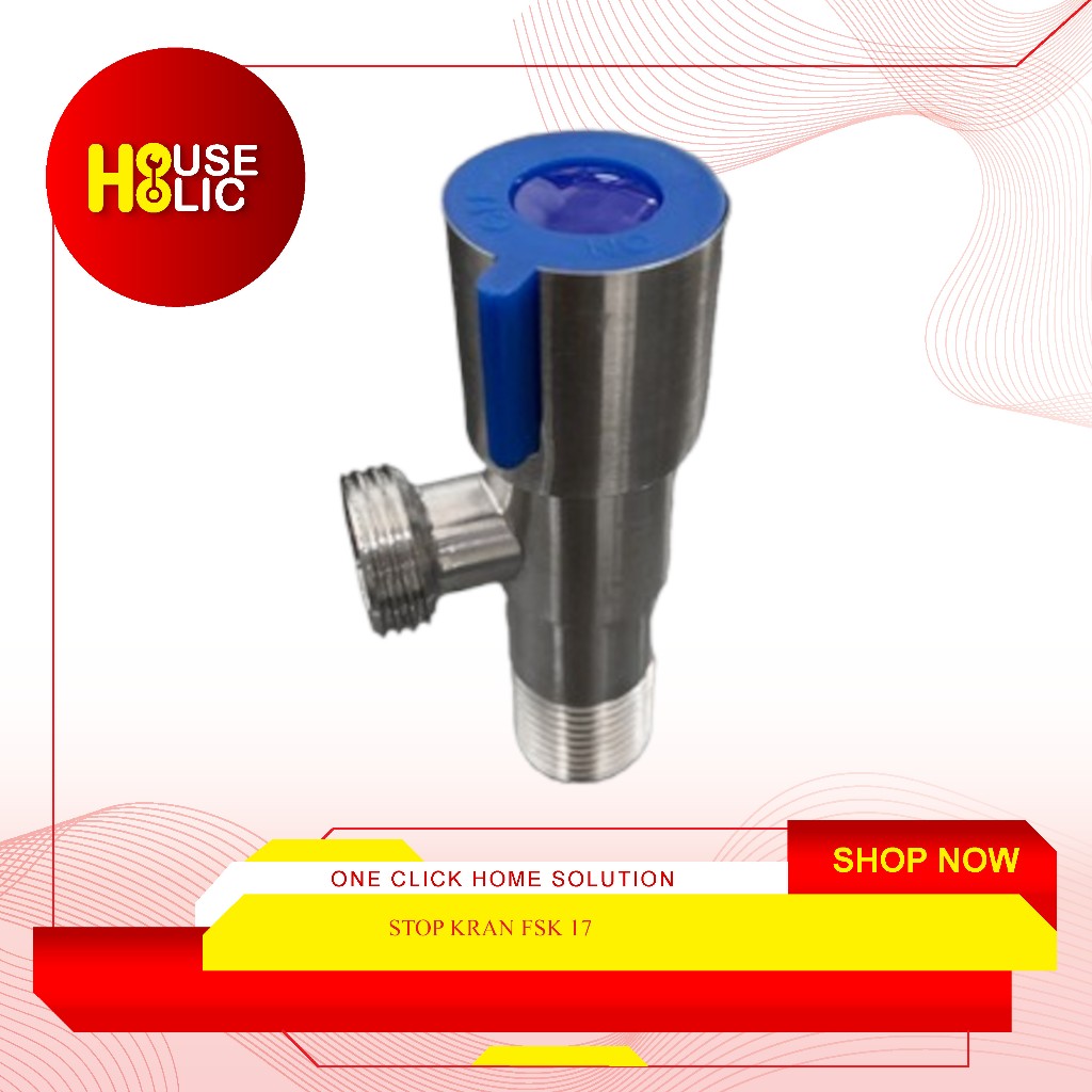Jual Stop Kran Kloset / Kran Shower Single FSK 17 / Sambungan Keran 1 ...