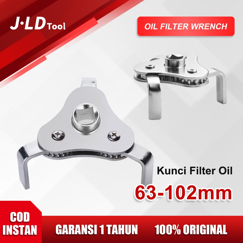 Jual Kunci Filter Oli Mobil JLD Oli Wrench 63-102mm Universal Pembuka ...