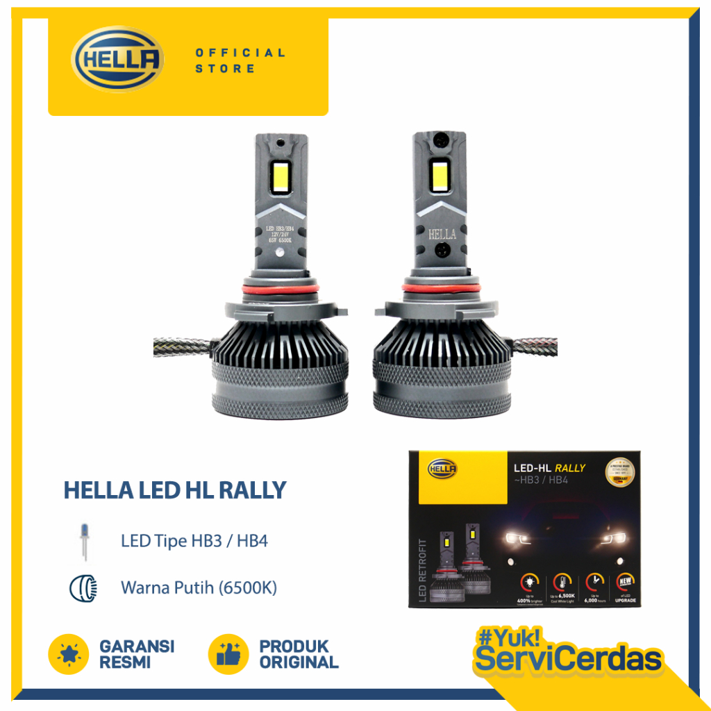Jual Lampu Mobil HELLA LED HL RALLY HB3/HB4 6500K - Bohlam Mobil | Shopee Indonesia