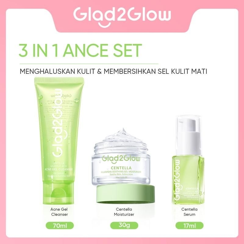 Jual Glad2Glow Paket G2G 2in1 3in1 4in1 5in1 Serba Hijau Paket Anti ...