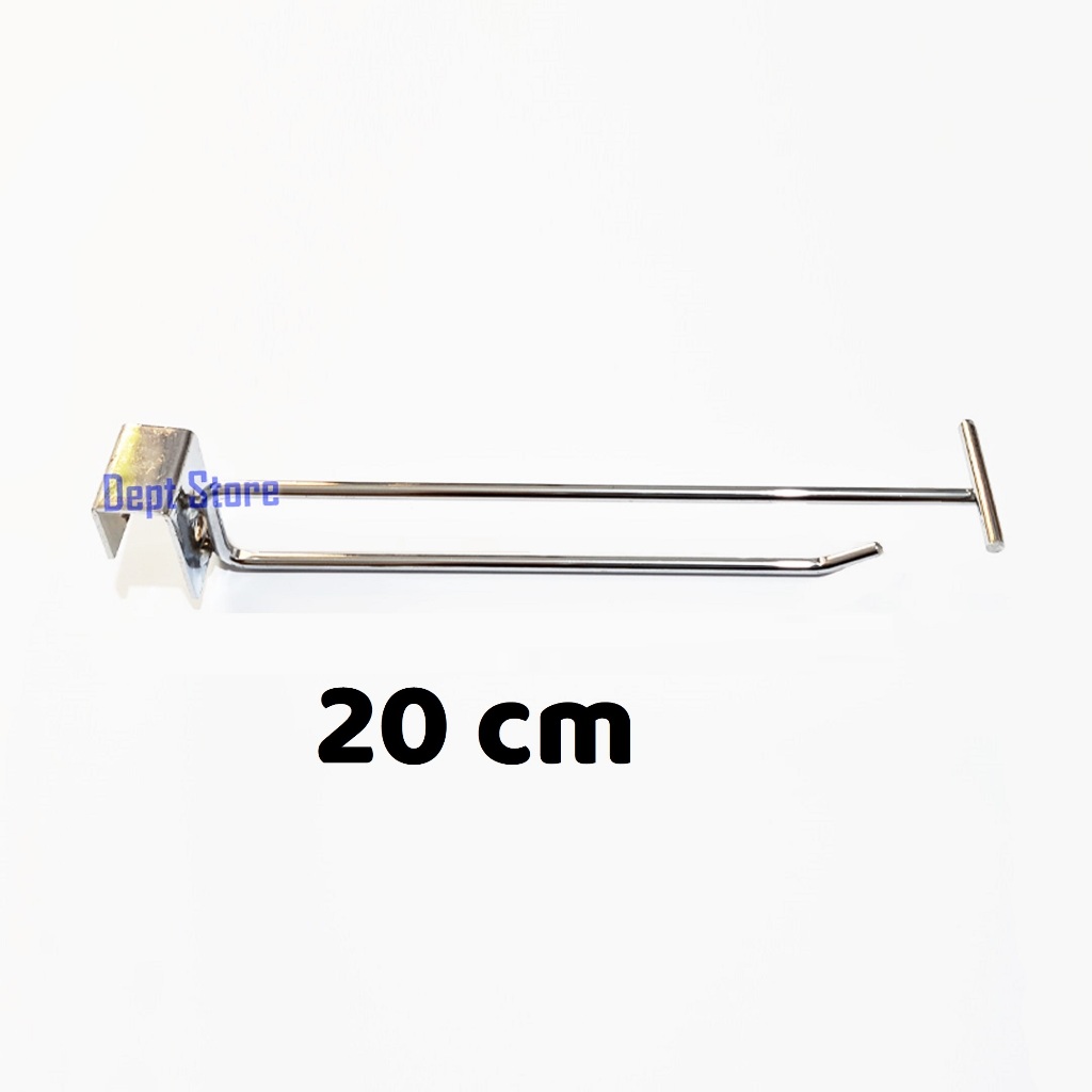 Jual Double Hook 20 cm Display Aksesoris Cantolan Pipa Kotak Chrome ...