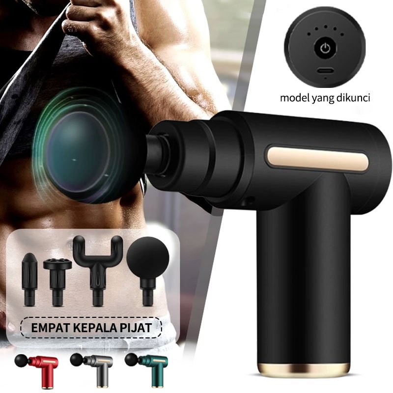 Jual Pijat Fascia Elektrik Muscle Massager Gun Pijat Serbaguna Pijat ...