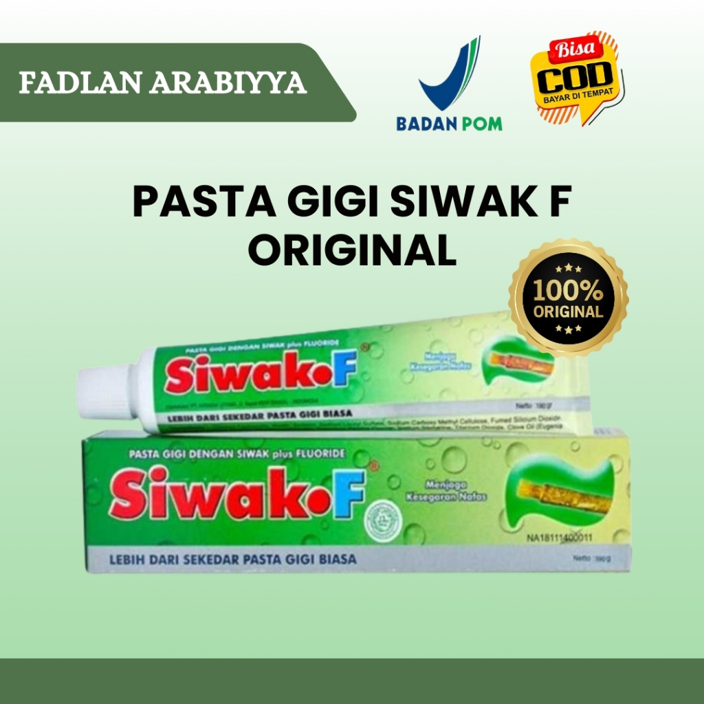 Jual Pasta Gigi Siwak F Original Gram Halal Toothpaste | Shopee Indonesia