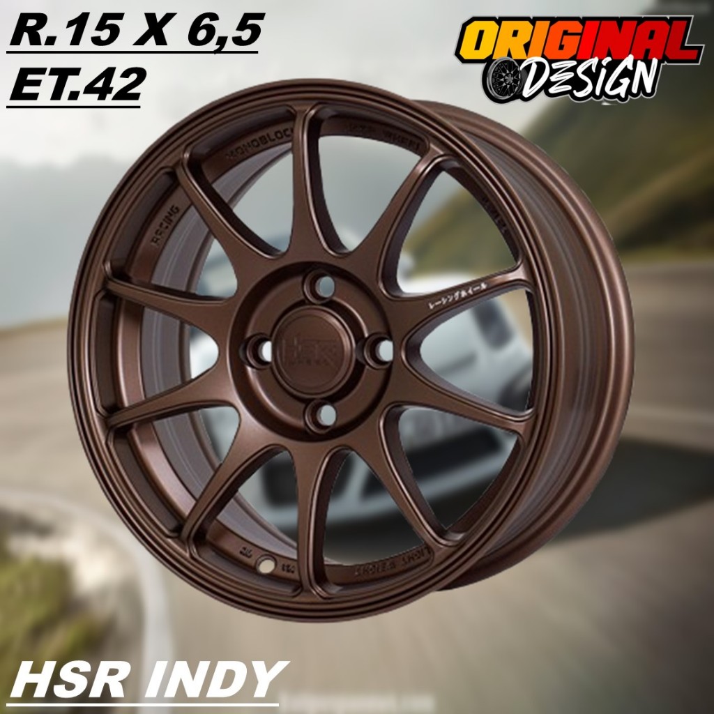 Jual Velg Mobil Ring 15 HSR INDY R15 BRONZE Untuk Freed , Ferio , Genio ...