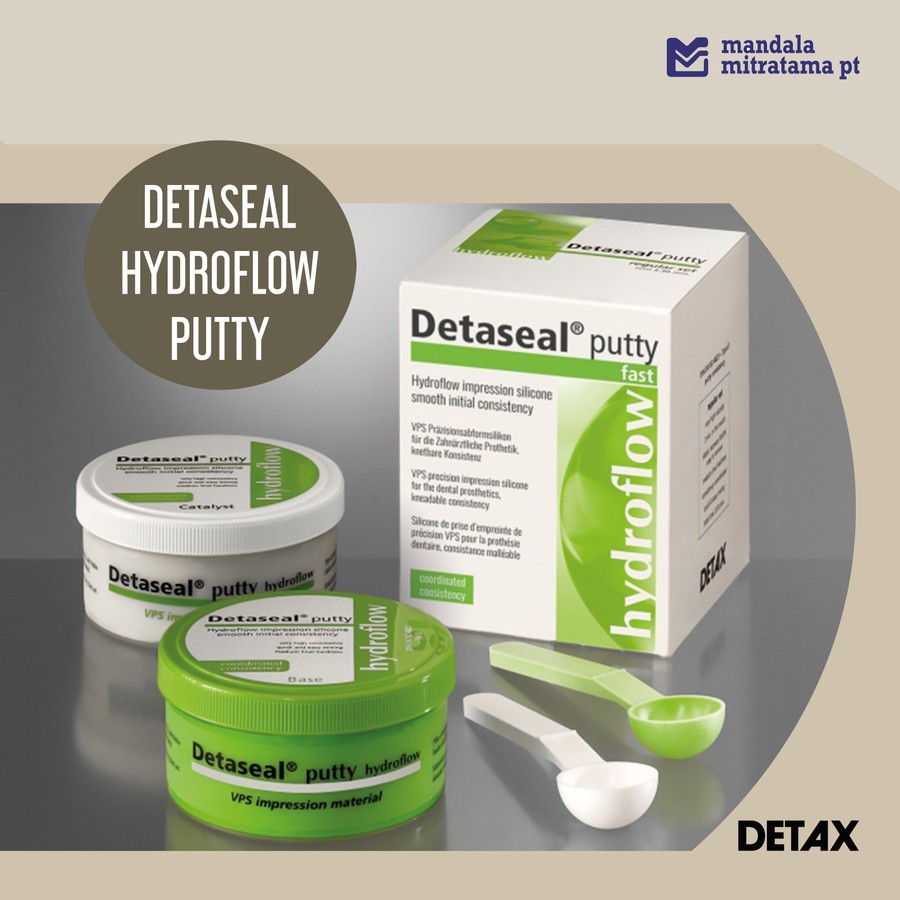 Jual Detaseal Putty // Detaseal Xlite - Double Impression Base/Catalyst ...