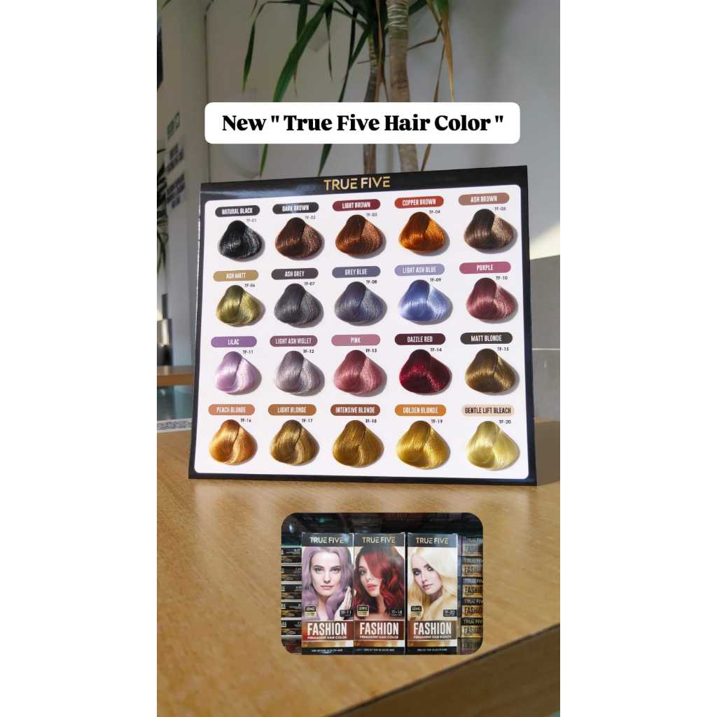 Jual SEMIR "TRUE FIVE" FASHION PERMANENT HAIR COLOR | Shopee Indonesia
