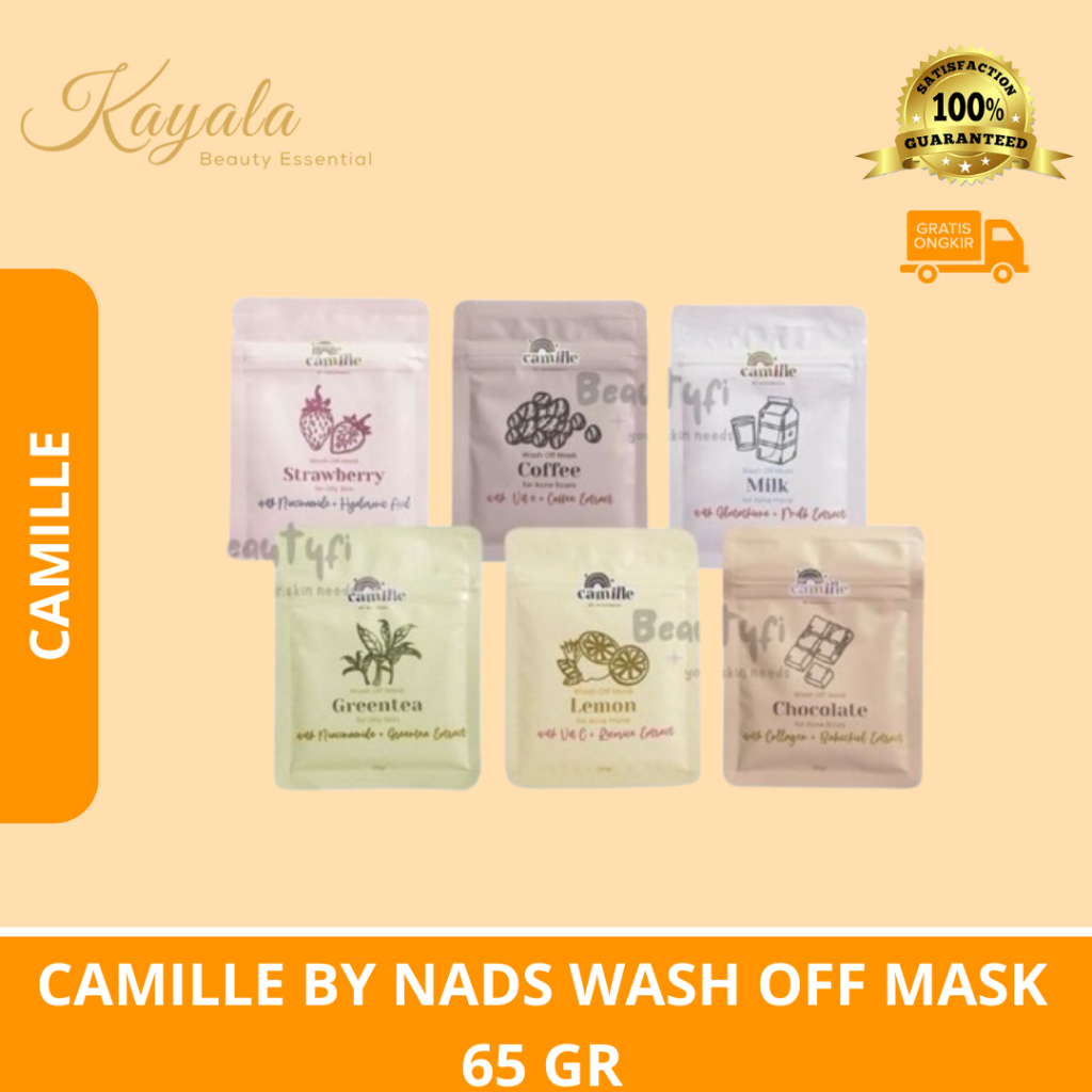 Jual CAMILLE BY NADS WASH OFF MASK 65 GR | Shopee Indonesia