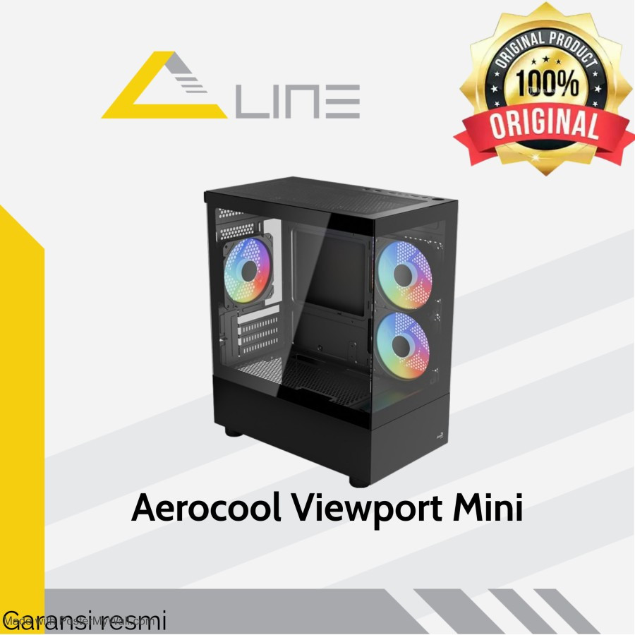 Jual AEROCOOL VIEWPORT MINI V2 - Casing Tempered Glass mATX | Shopee ...