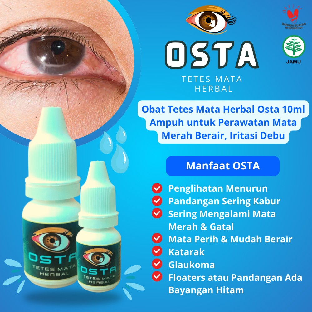 Jual Obat Tetes Mata Herbal Osta 10ml Ampuh untuk Perawatan Mata Merah ...