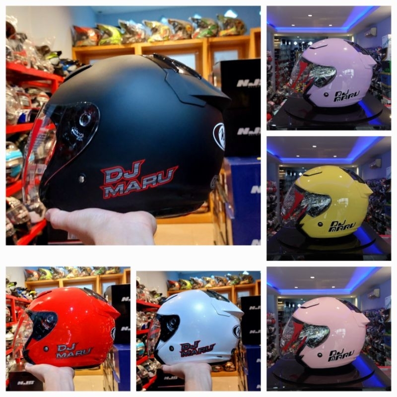 Jual HELM KYT DJ MARU SOLID ORIGINAL | Shopee Indonesia