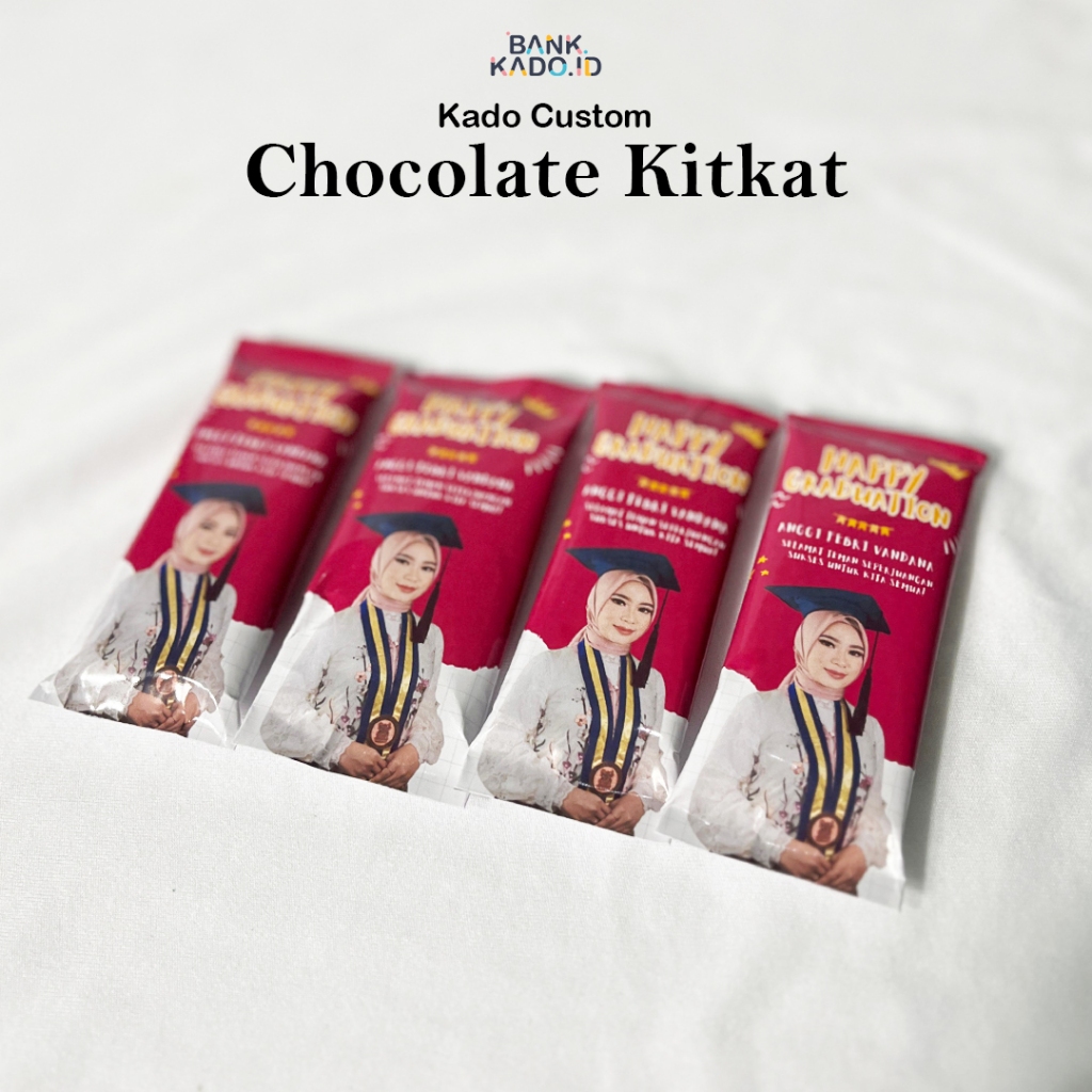 Jual Kado Unik Custom Coklat Kitkat Hadiah Ulang Tahun/ Wisuda ...