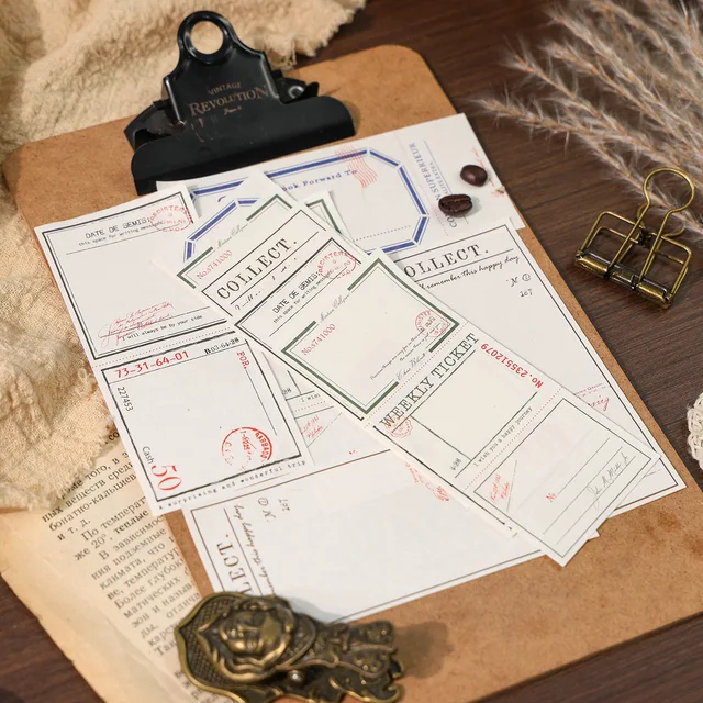 Jual 50 sheets/pack Basic Material Memo Memory Monologue Series ...