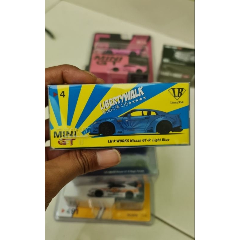 Jual Mini GT R35 Light Blue | Shopee Indonesia