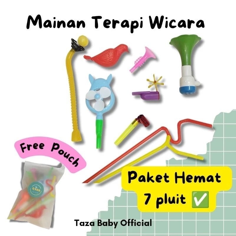 Jual Mainan Terapi Wicara / Mainan Stimulus Oromotor / Pluit Terapi ...