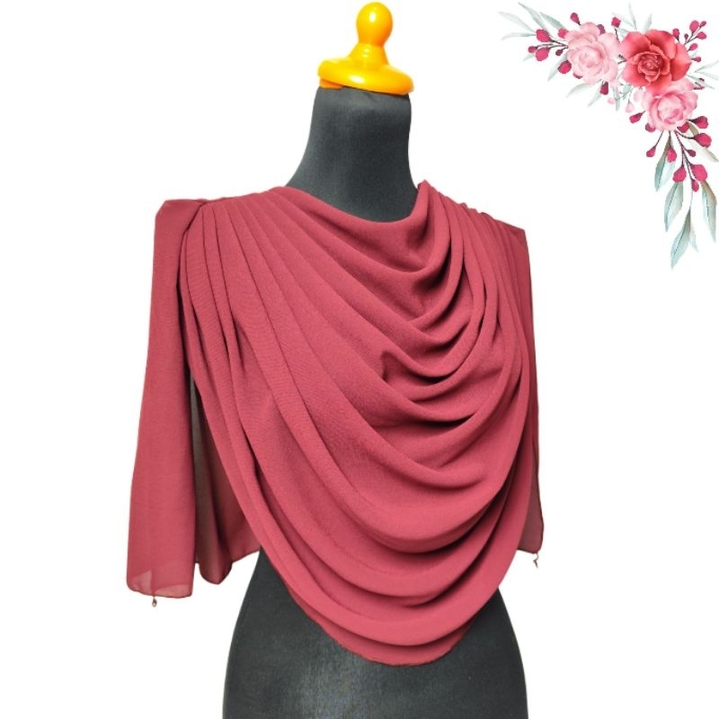 Jual Drapery malaysia hijab instan // layer hijab instan // drapery ...