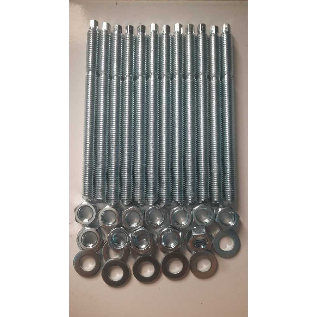 Jual CHEMICAL ANCHOR ANGKUR STUD BOLT M20 X 260 GRADE 5.8 | Shopee ...