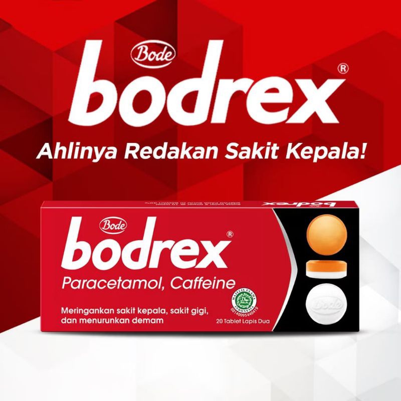 Jual Bodrex Obat Untuk Meredakan Sakit Kepala (Isi 20 Tablet) | Shopee ...
