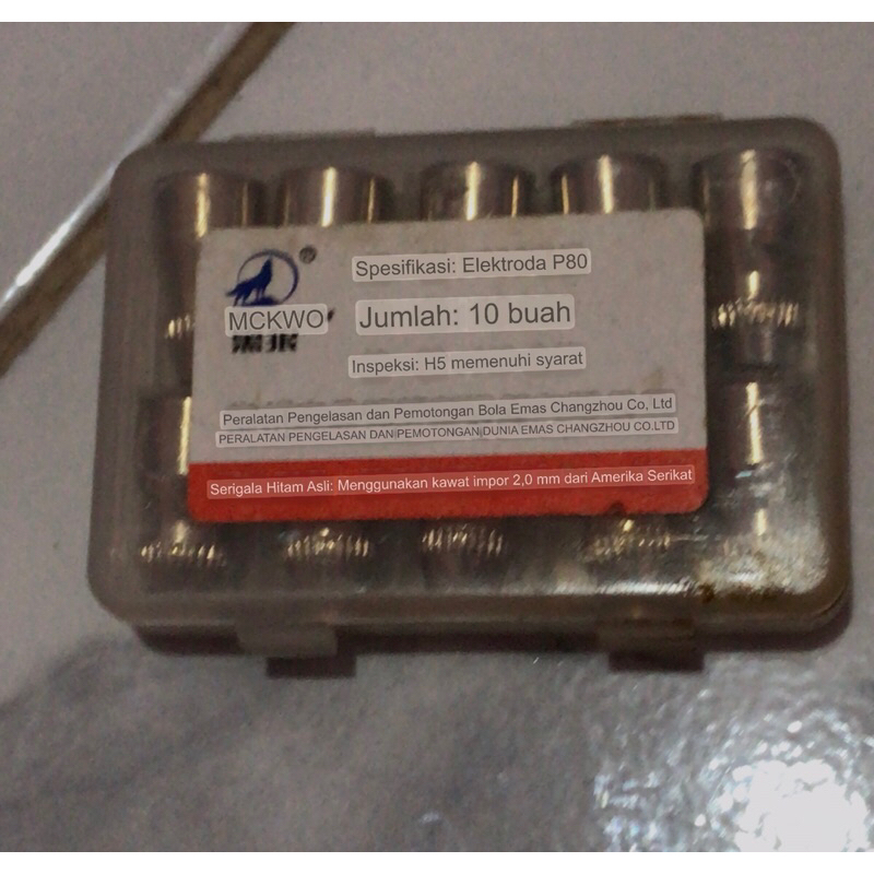 Jual Nozzle tip (10 set) dan electrode plasma cutting P80 (10 set ...