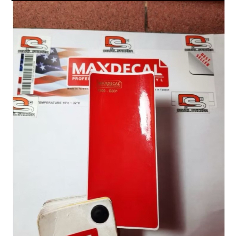Jual STIKER MAXDECAL MERAH GLOSSY ( KILAT DAN DOFF ) | Shopee Indonesia