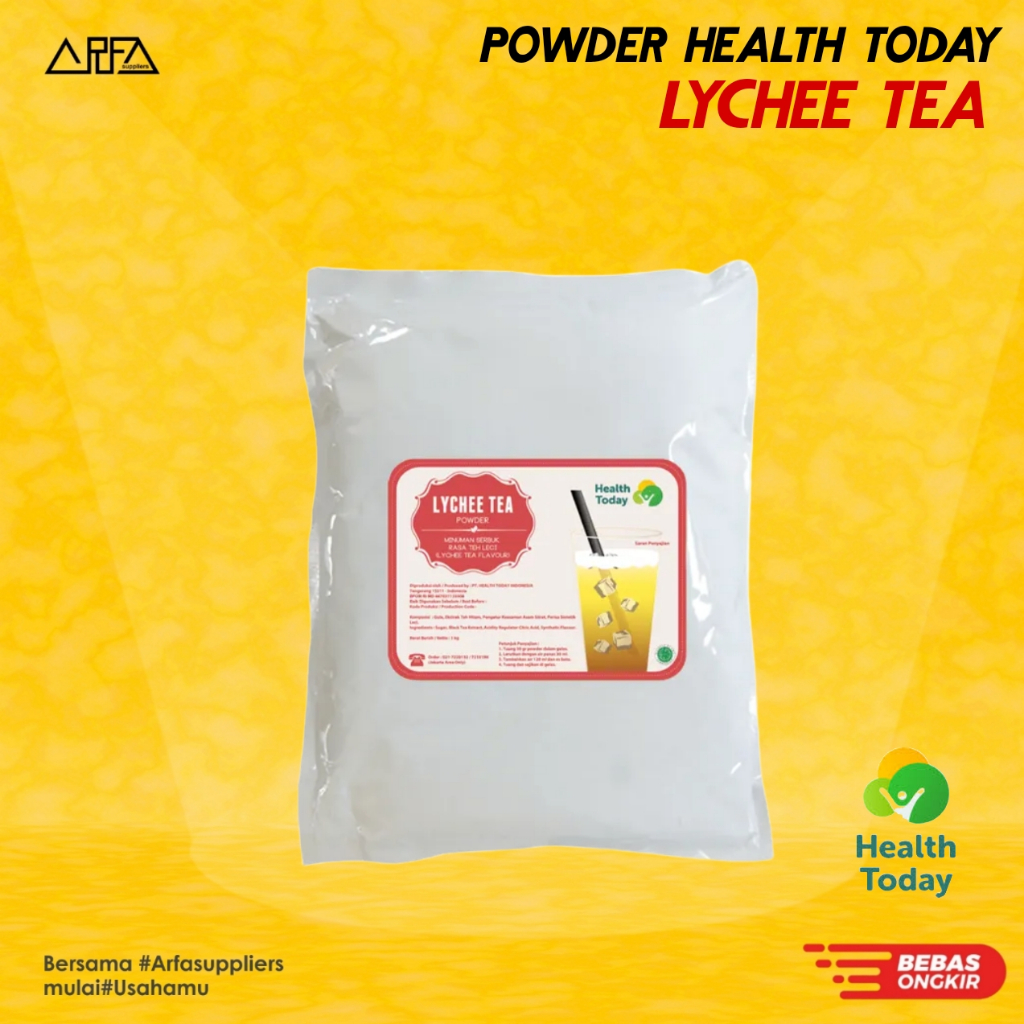 Jual Health Today Premium Lychee Tea Powder 1 kg | Shopee Indonesia