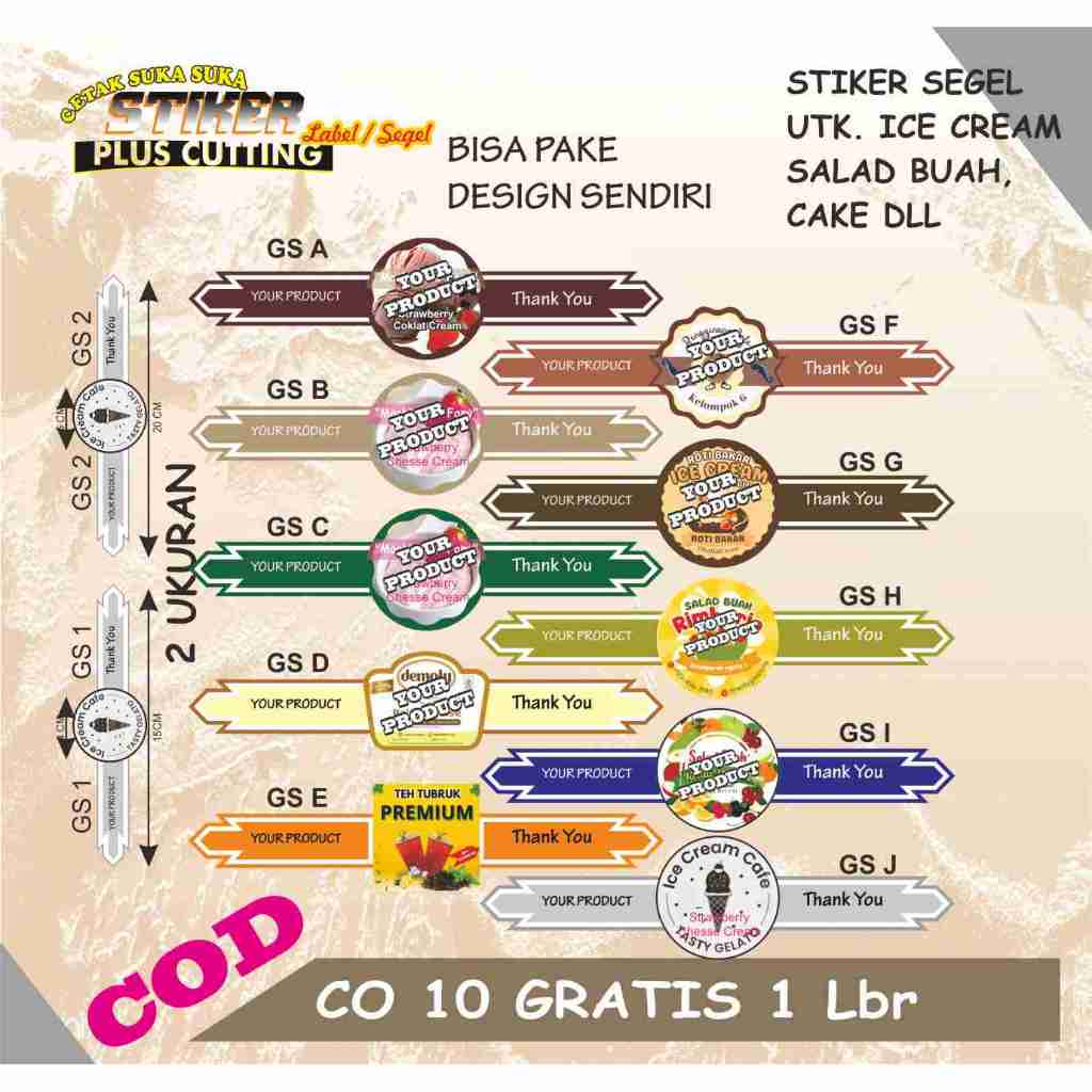 Jual STIKER PITA / LABEL / KIST & CUT/ (PRINT & CUT) SUKA SUKA / STIKER ...