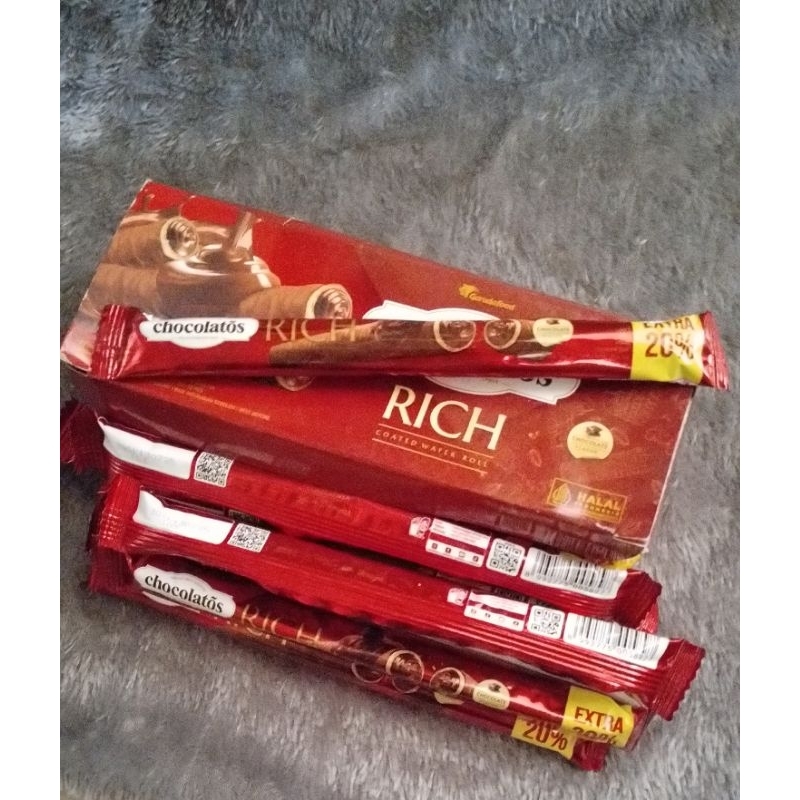Jual Snack Coklat CHocolatos Rich Harga Eceran 1 pcs | Shopee Indonesia
