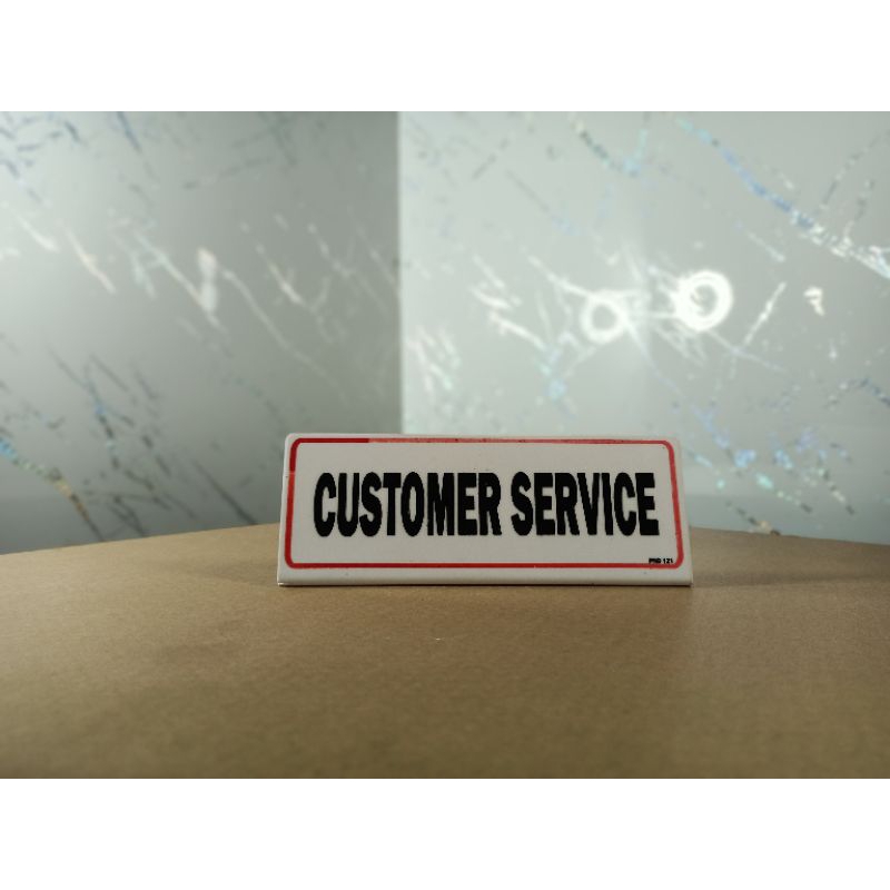 Jual Acrylic Customer Service Sign | Shopee Indonesia