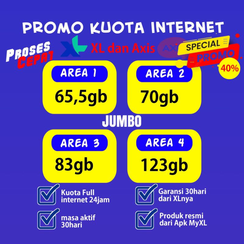 Jual PROMO KUOTA XL EXTRA COMBO FLEX DAN PROMO PAKET AKRAB XL DAN AXIS ...