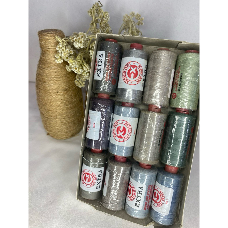 Jual Benang Jahit Extra Eceran Katalog 1 (Abu-Abu) | Shopee Indonesia