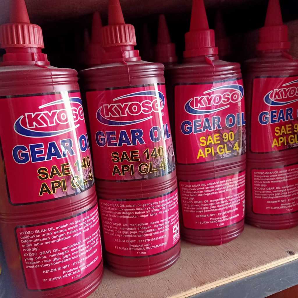 Jual OLI GARDAN / OLI GEAR / OLI TRANSMISI KYOSO GEAR OIL SAE 140 dan SAE 90 1 LITER | Shopee ...