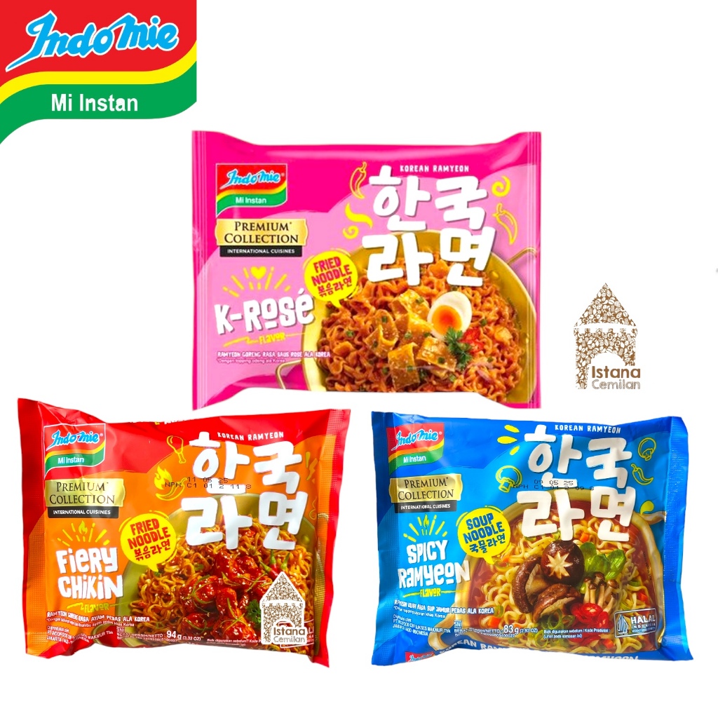 Jual Indomie Premium Collection Spicy Ramyeon / Fiery Chikin / K-Rose | Shopee Indonesia
