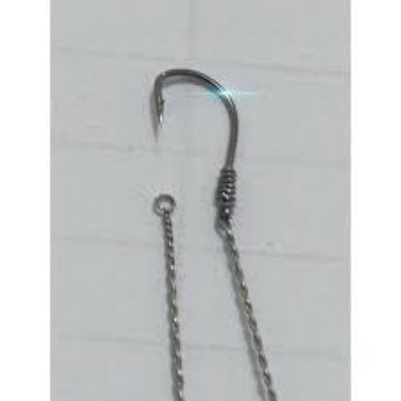 Jual mata pancing udang galah anti lepas pakai mata kail merk carbon ...