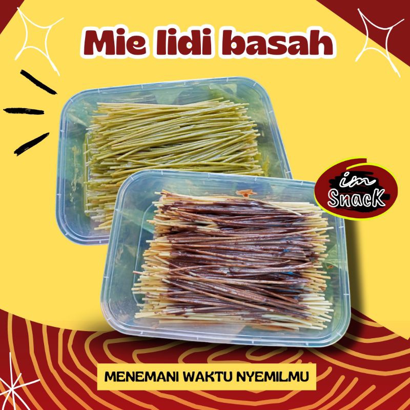 Jual (BUMBU BASAH LUMER) MIE LIDI VARIAN RASA COKLAT MATCHA STRAWBERRY ...