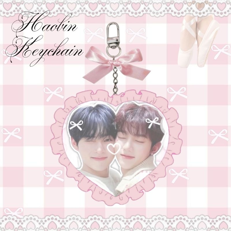 Jual [PRE-ORDER] KEYCHAIN HAOBIN COQUETTE THEME ZHANGHAO HANBIN SHIP ...