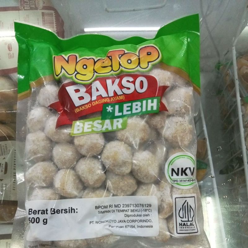 Jual Ngetop Bakso ayam besar 500gr | Shopee Indonesia