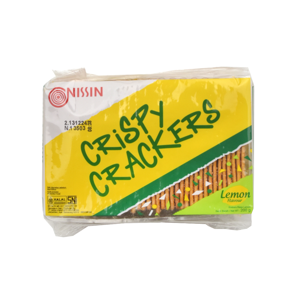 Jual Biskuit NISSIN Crispy Crackers Lemon 200 Gr | Shopee Indonesia