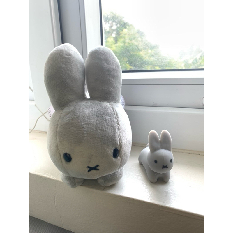 Jual Miffy Character Rabbit Plush Doll (Grey/SS Size) | Shopee Indonesia