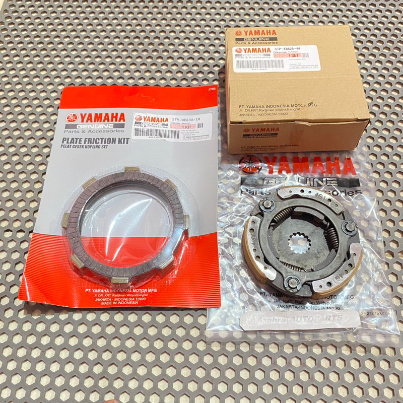 Jual Kampas Ganda Assy plus plat kopling Yamaha jupiter z burhan Vega R new | Shopee Indonesia