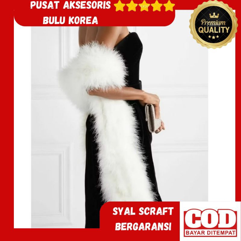 Jual syal selendang bulu korea premium bergaransi bulu lembut korea ...