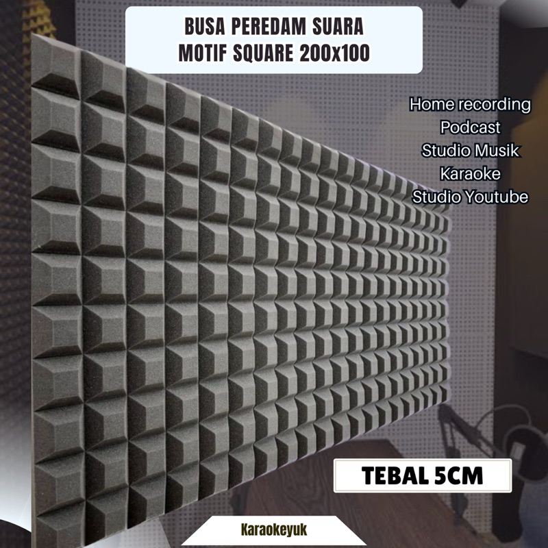 Jual BUSA PEREDAM SUARA RUANGAN MOTIF SQUARE MODEL KOTAK / MODEL BLOK ...
