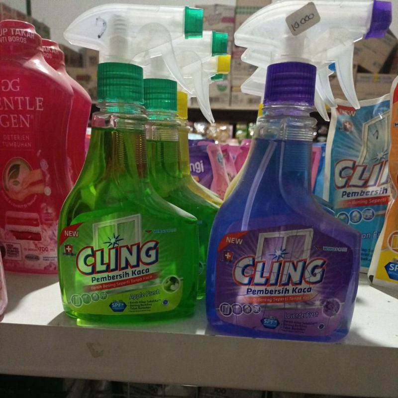 Jual cling semprot pembersih kaca harum bersih mengkilap 500 ml ...