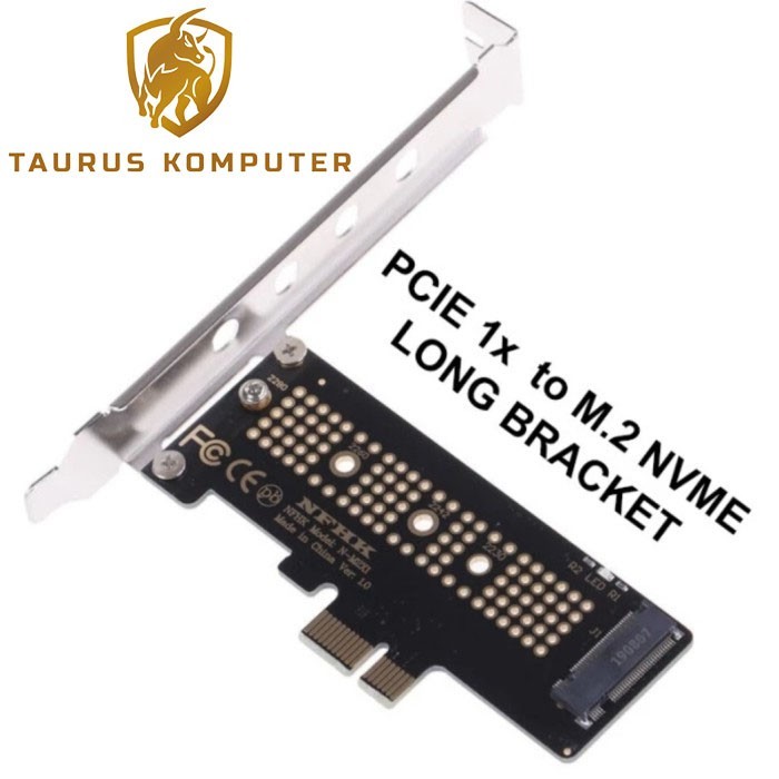 Jual Adapter PCIE x1 to M2 M.2 nvme Converter Adaptor 1x pci-e ssd pci ...